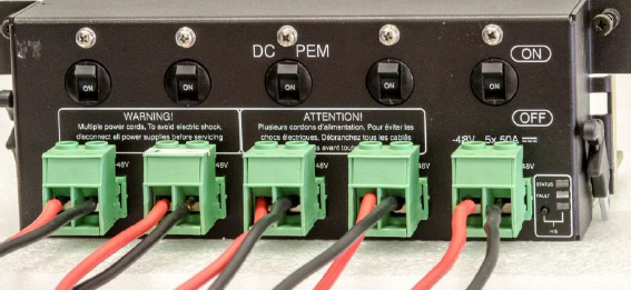 Connecting DC Power to the 64000 Chassis