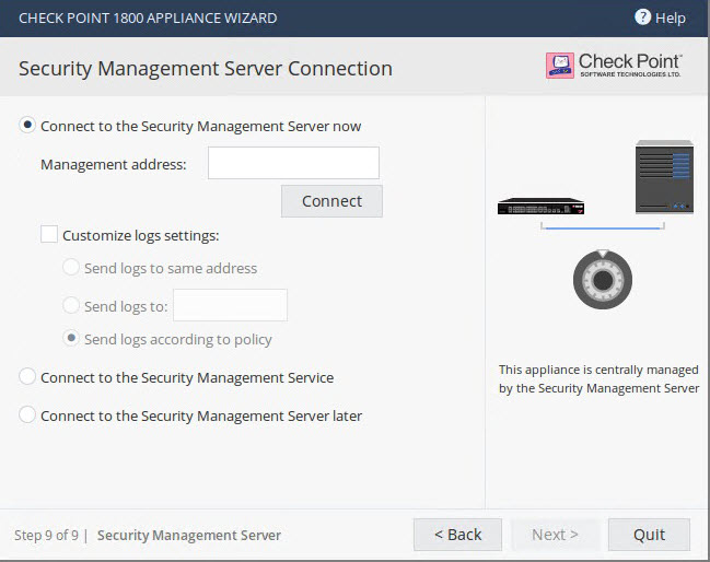 Security Management Server Connection