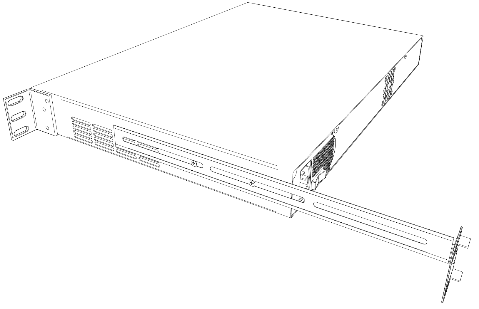 Rack Mounting for 5000, 6000, 7000, TE100X, and Smart-1 405/410 Appliances