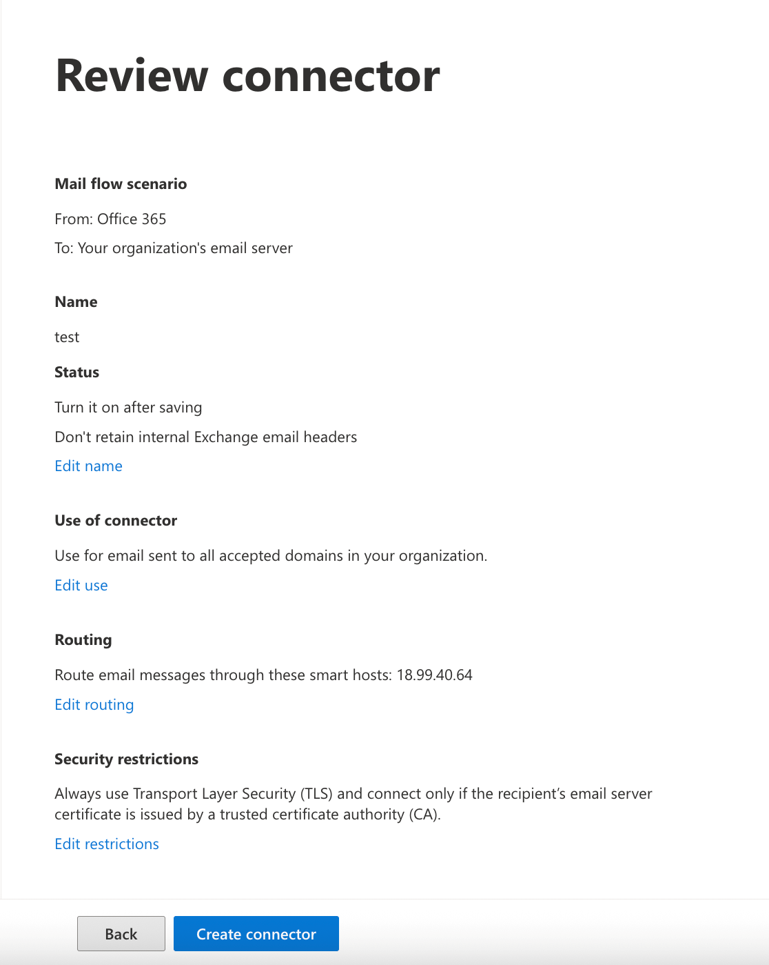 Appendix A: Check Point Manual Integration with Office 365