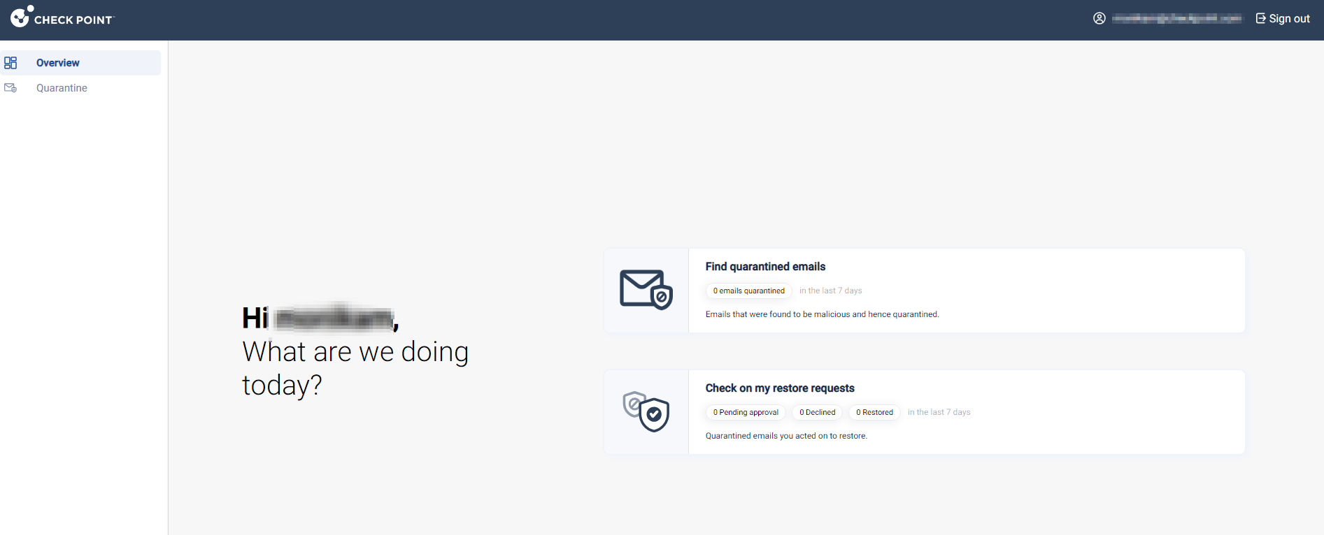 Email Security Portal