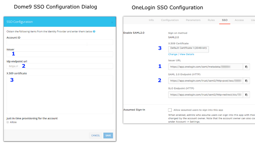 Configure CloudGuard SSO with OneLogin