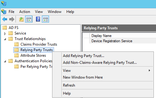 Configuring Microsoft AD FS as Identity Provider