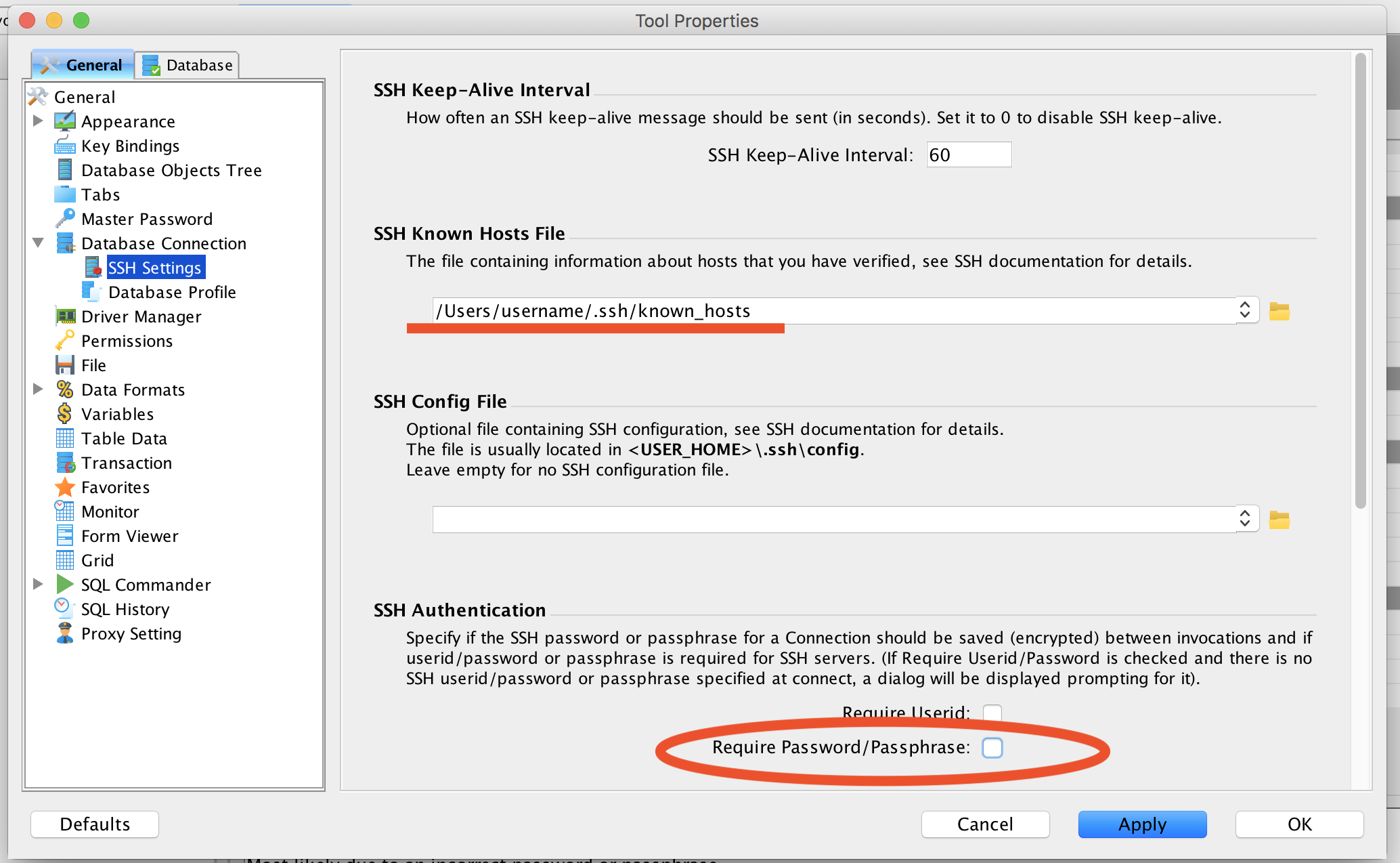 Database Application Example