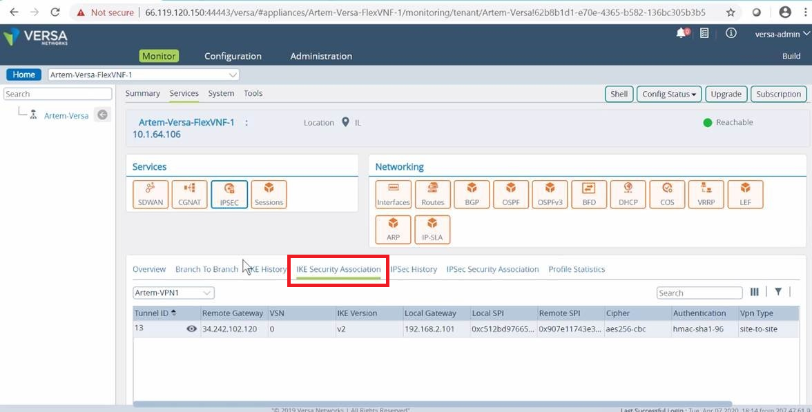 Configuring the SD-WAN Device