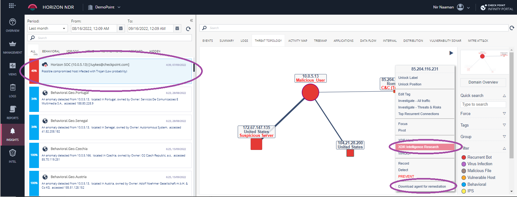 Binding with Infinity XDR/XPR