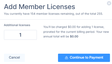 Adding Licenses