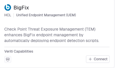 BigFix Integration with TEM