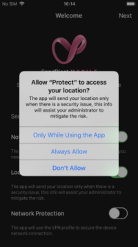 Harmony Mobile Protectアプリのインストール