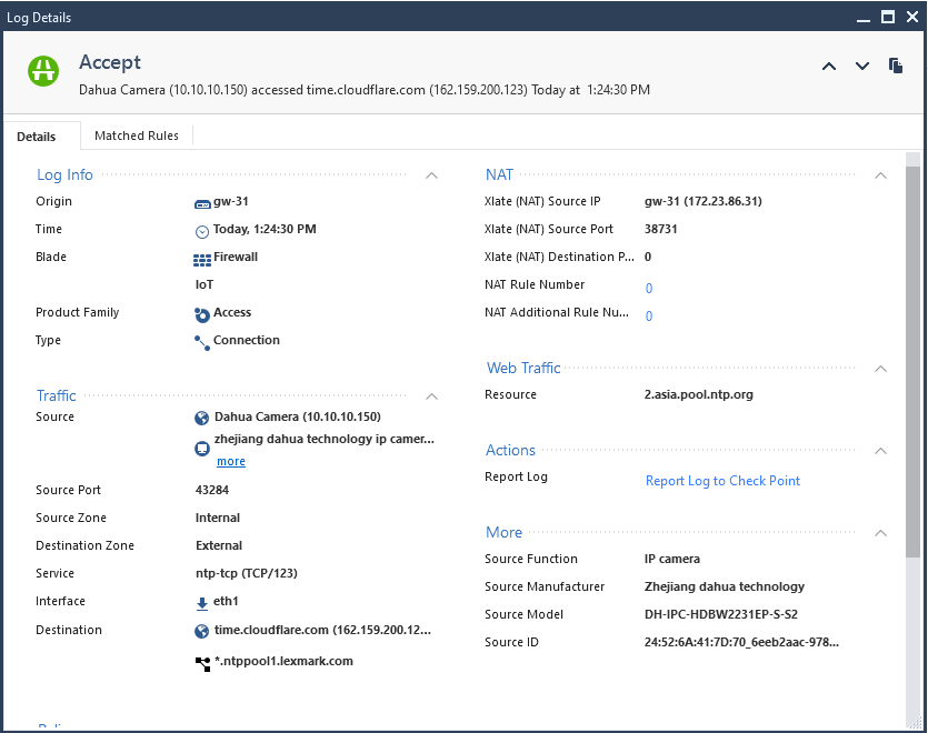 Network Security for IoT Devices