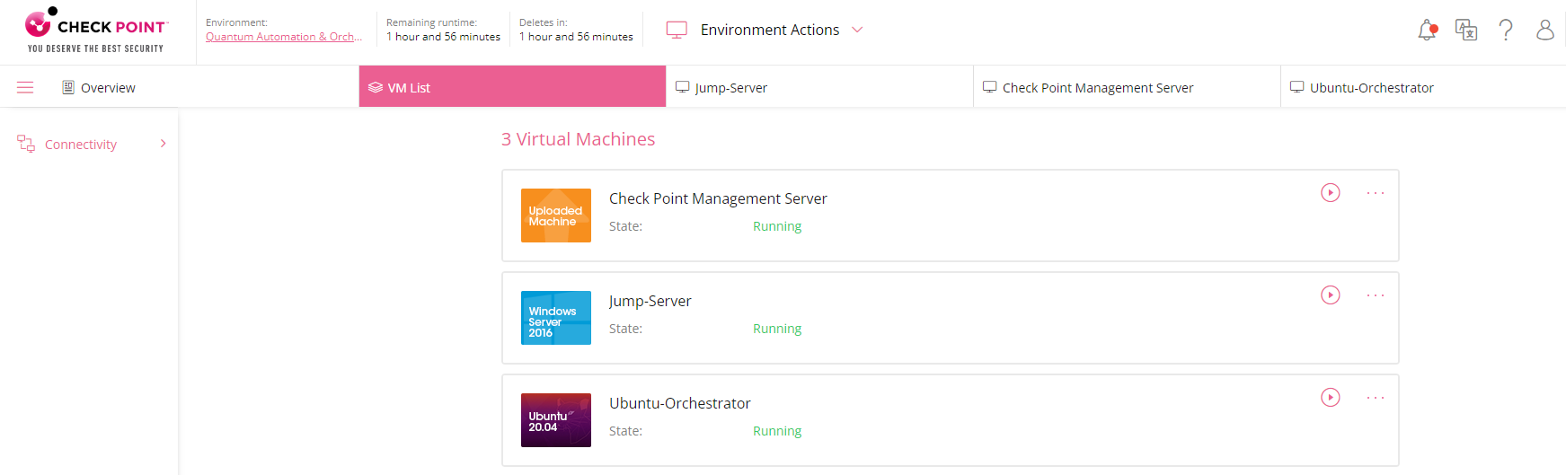 Environment Information