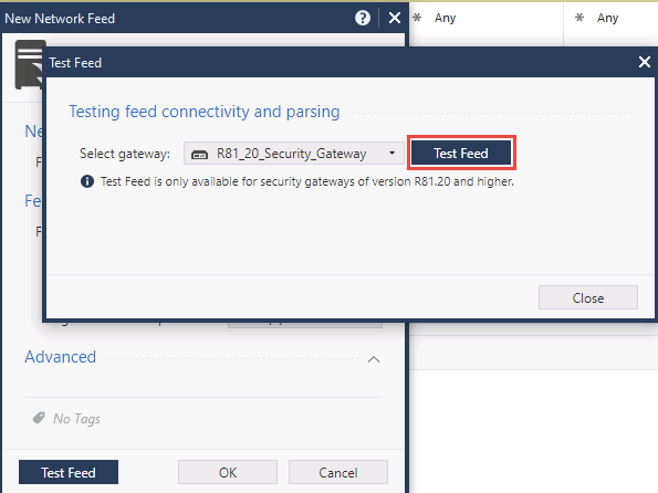 Network Feed Objects