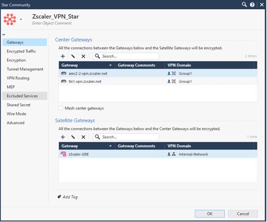 sk174848 - How to set up VPN between a Check Point Security Gateway and ...