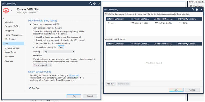 sk174848 - How to set up VPN between a Check Point Security Gateway and ...