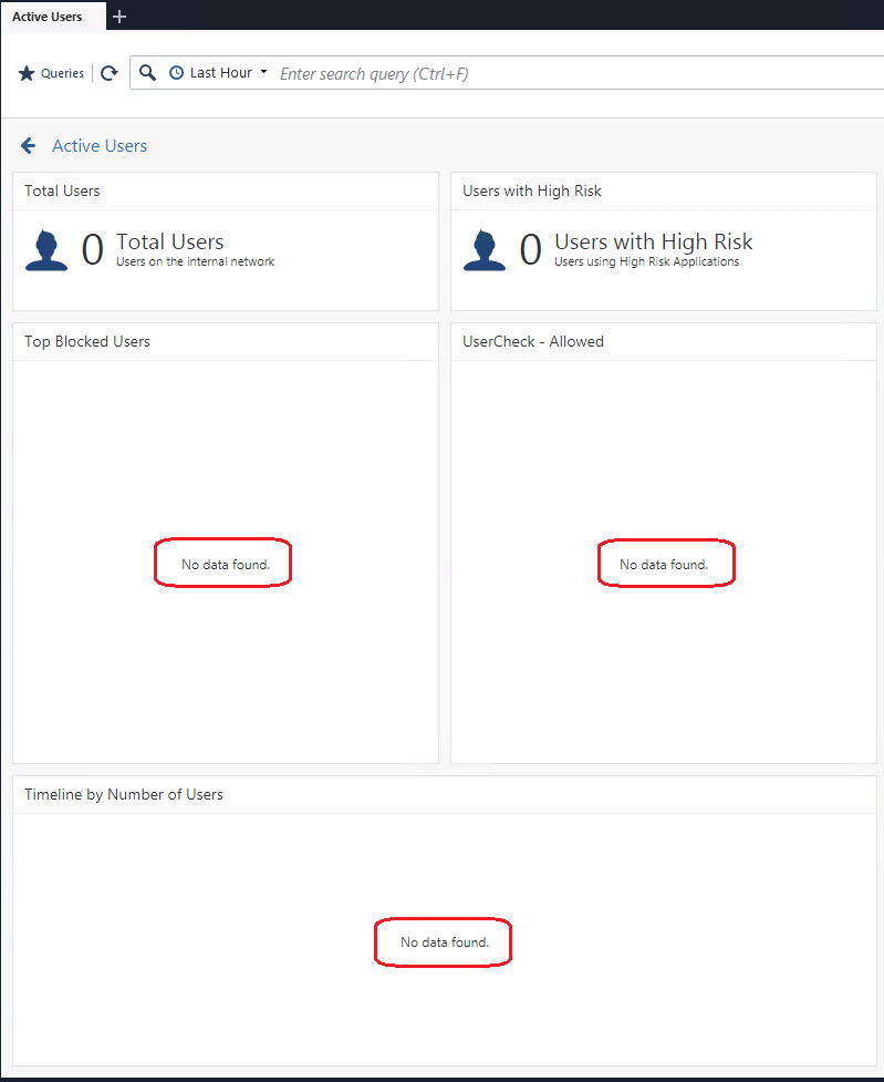 sk181209 - SmartView reports show "No data found" in some widgets