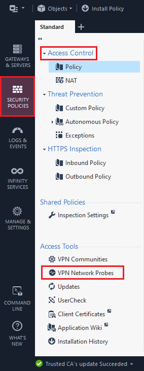 sk181994 - How to monitor the status of VPN Network Probes in R82 and ...