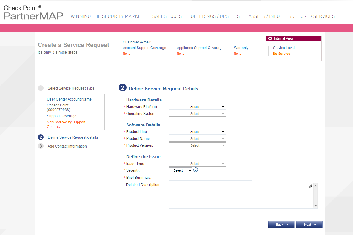 How to open a Service Request (SR)