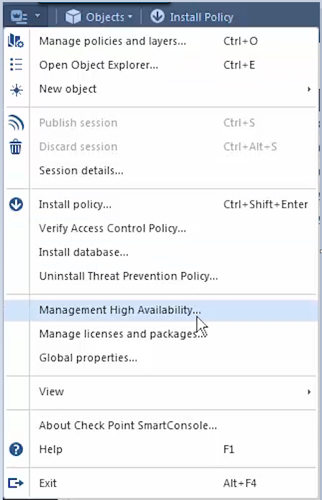 sk54160 - How to Configure Management High Availability